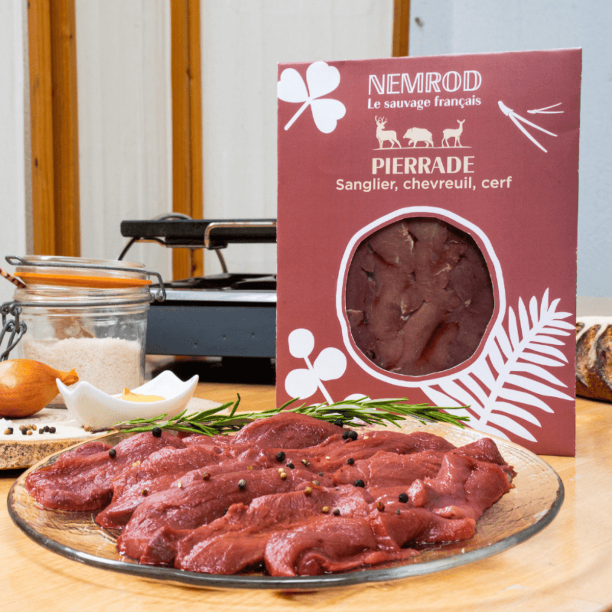 Pierrade de sanglier, cerf & chevreuil - Viande de gibier | Nemrod.co